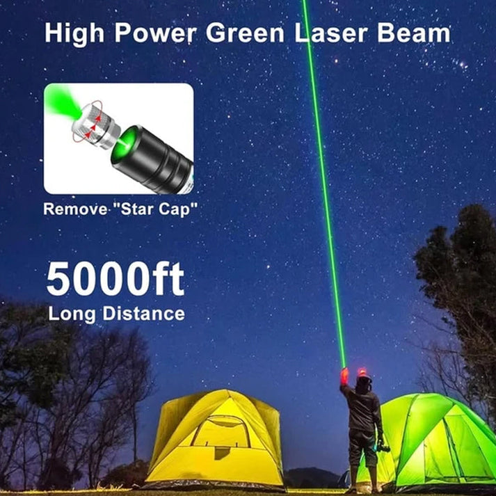 Einpunkt-Laserlicht in Rot und Grün – naturcide